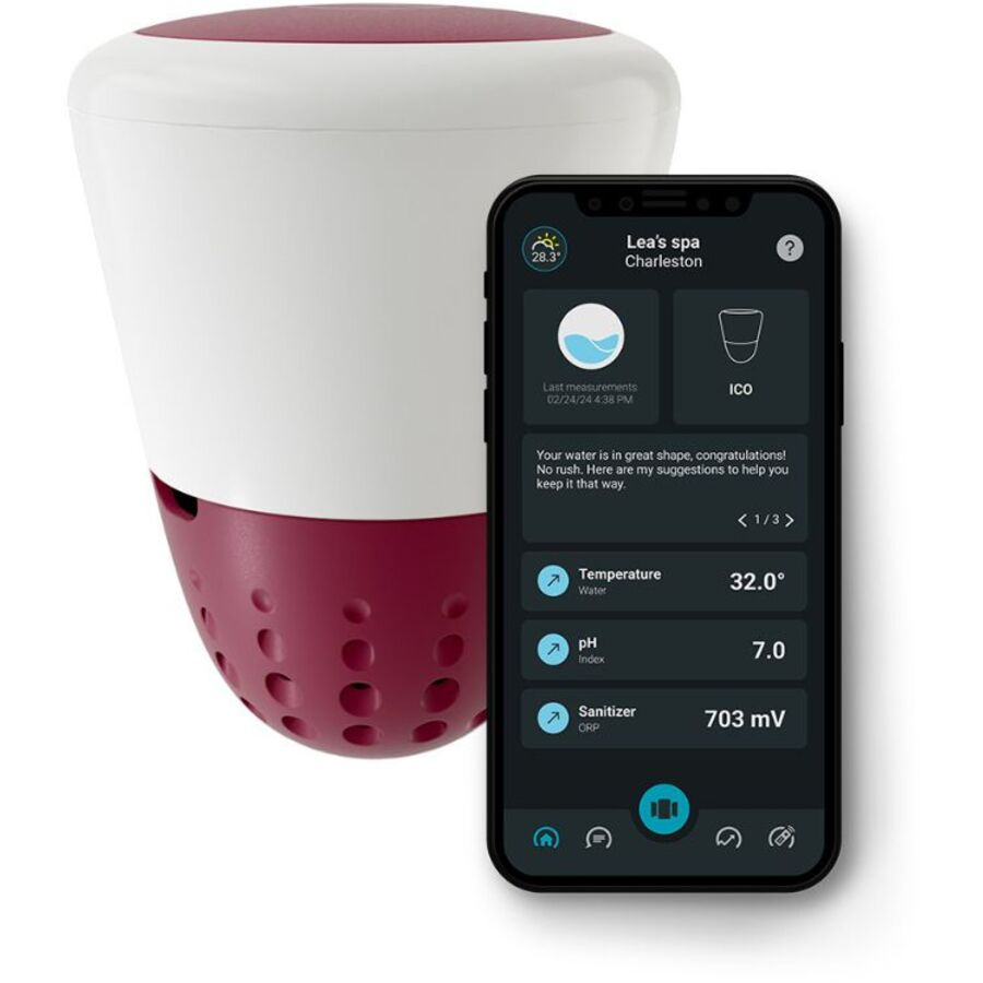 ONDILO ICO Spa V2, chytrý monitor vody - Cl/Br dezinfekce | roboticky ...