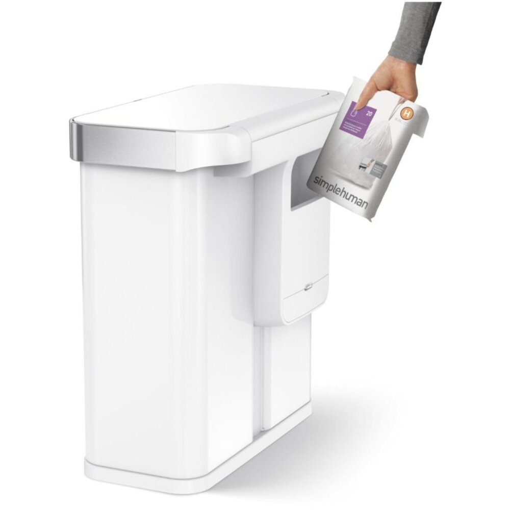Ke stažení Simplehuman Dual Sensor 58 L (34/24) - bílá ocel | roboticky ...